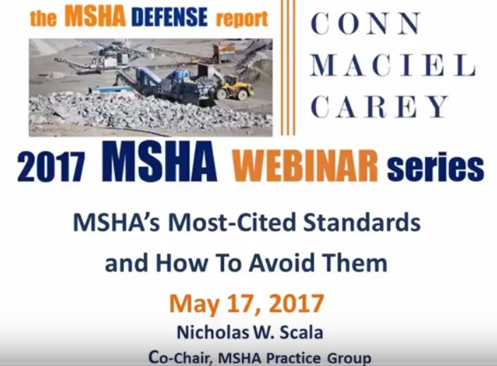 MSHA’s Most-Cited Standards and How To Avoid Them – [Webinar Recording ...